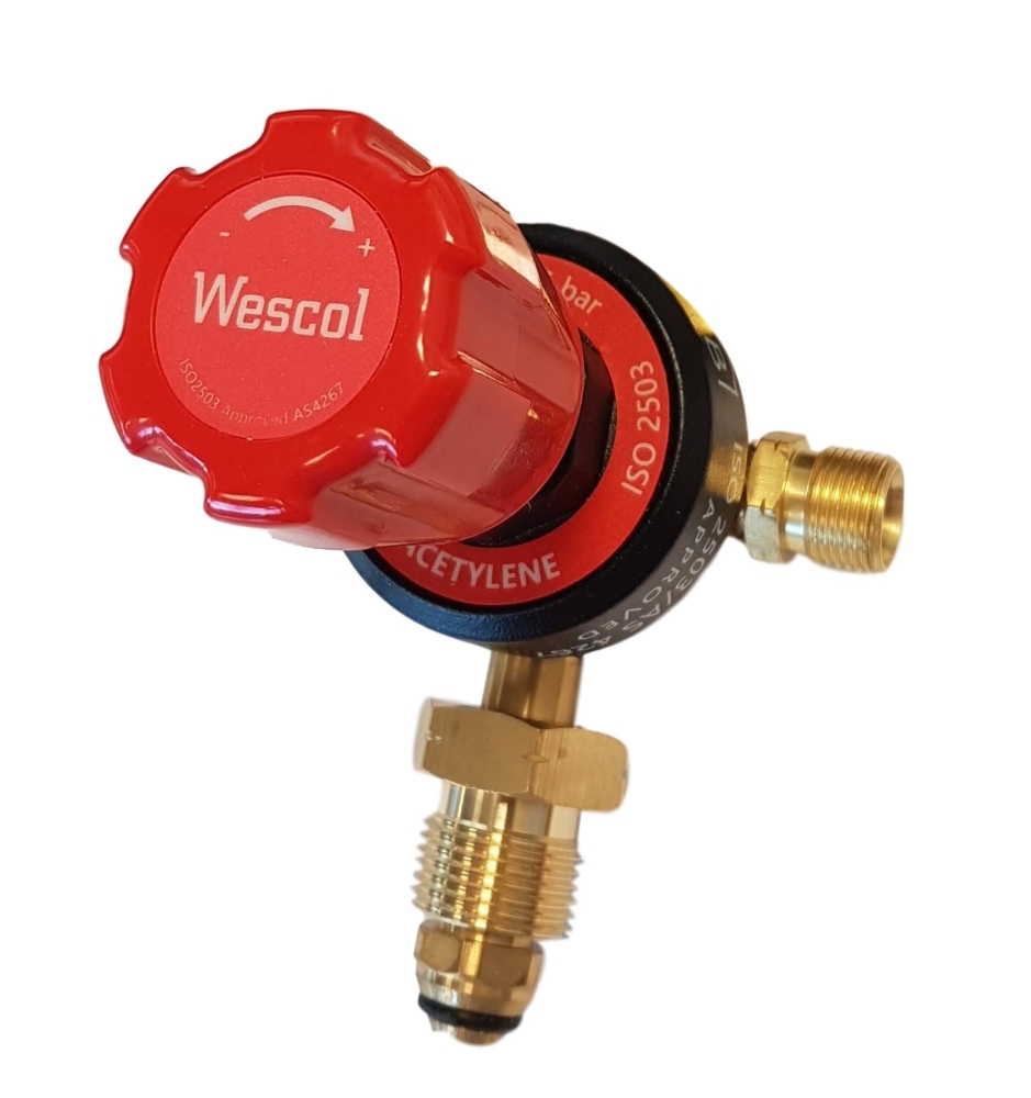 Acetylene Plugged Regulator - Bottom Entry - AES