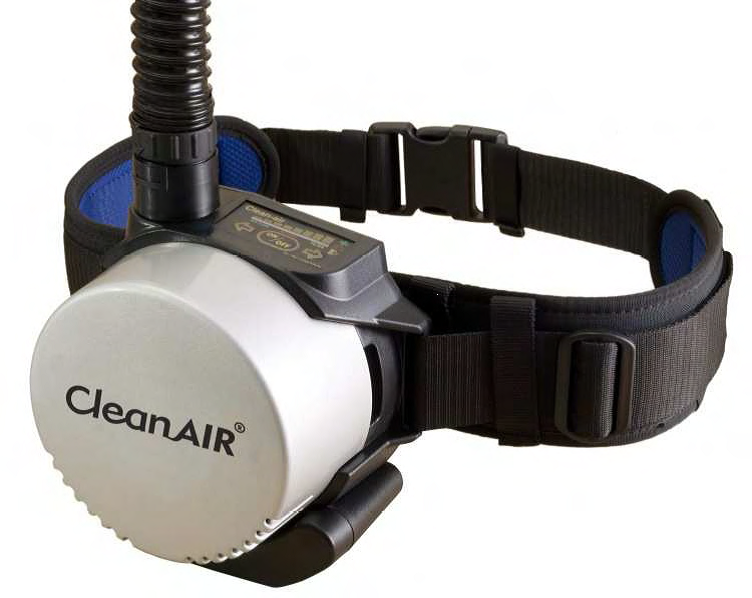 Battery Powered Air fed mask c/w Safety Helmet - AES