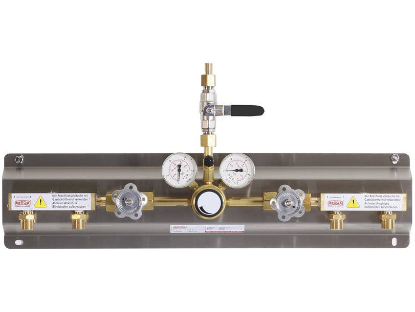 Oxygen gas manifold with extra high flow rate - AES