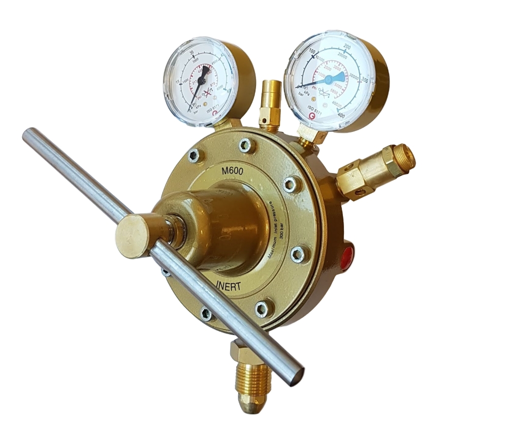 Multi-Stage High Pressure Argon Gas Regulator - AES